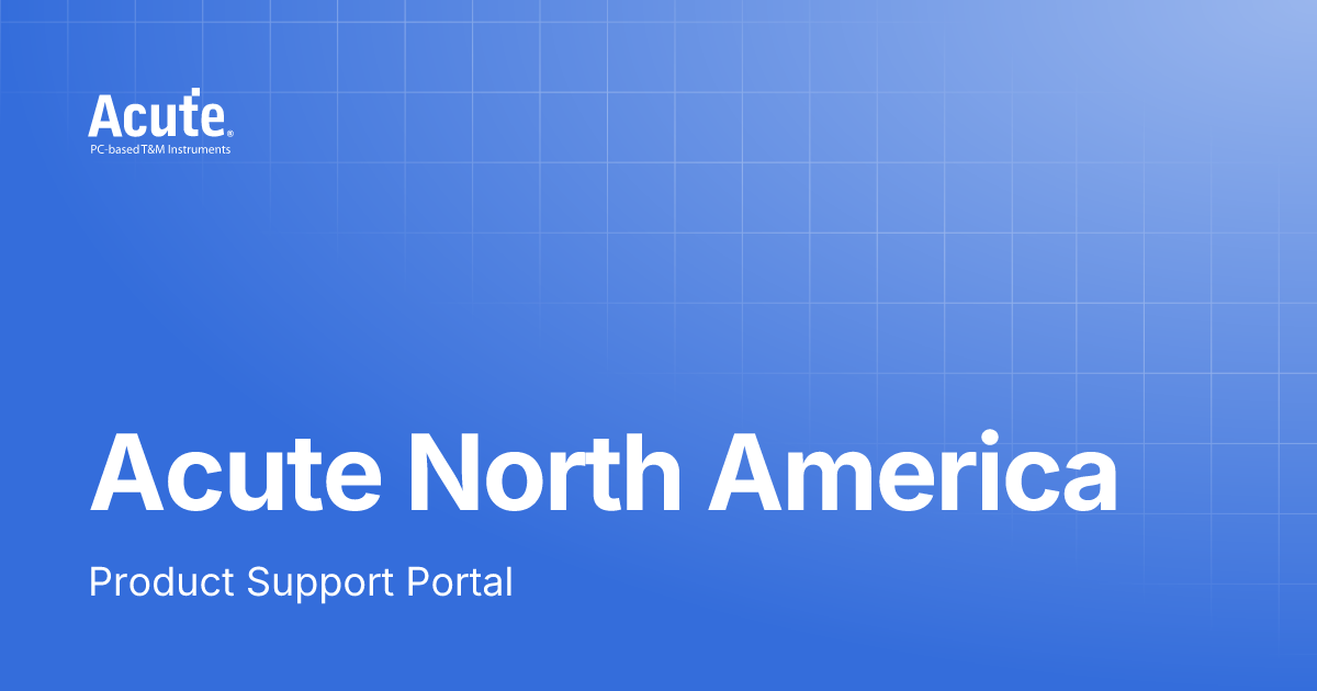 Acute North America | Acute North America Support
